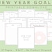 2022 New Year Goals Printable Goal Planning Resolutions - Etsy