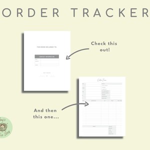 Order Tracker, Order Form Template Book, Sales Journal, Tracking Status ...
