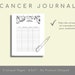 Cancer Journal, Chemotherapy Diary, Treatment, Chemo Log, Cancer ...