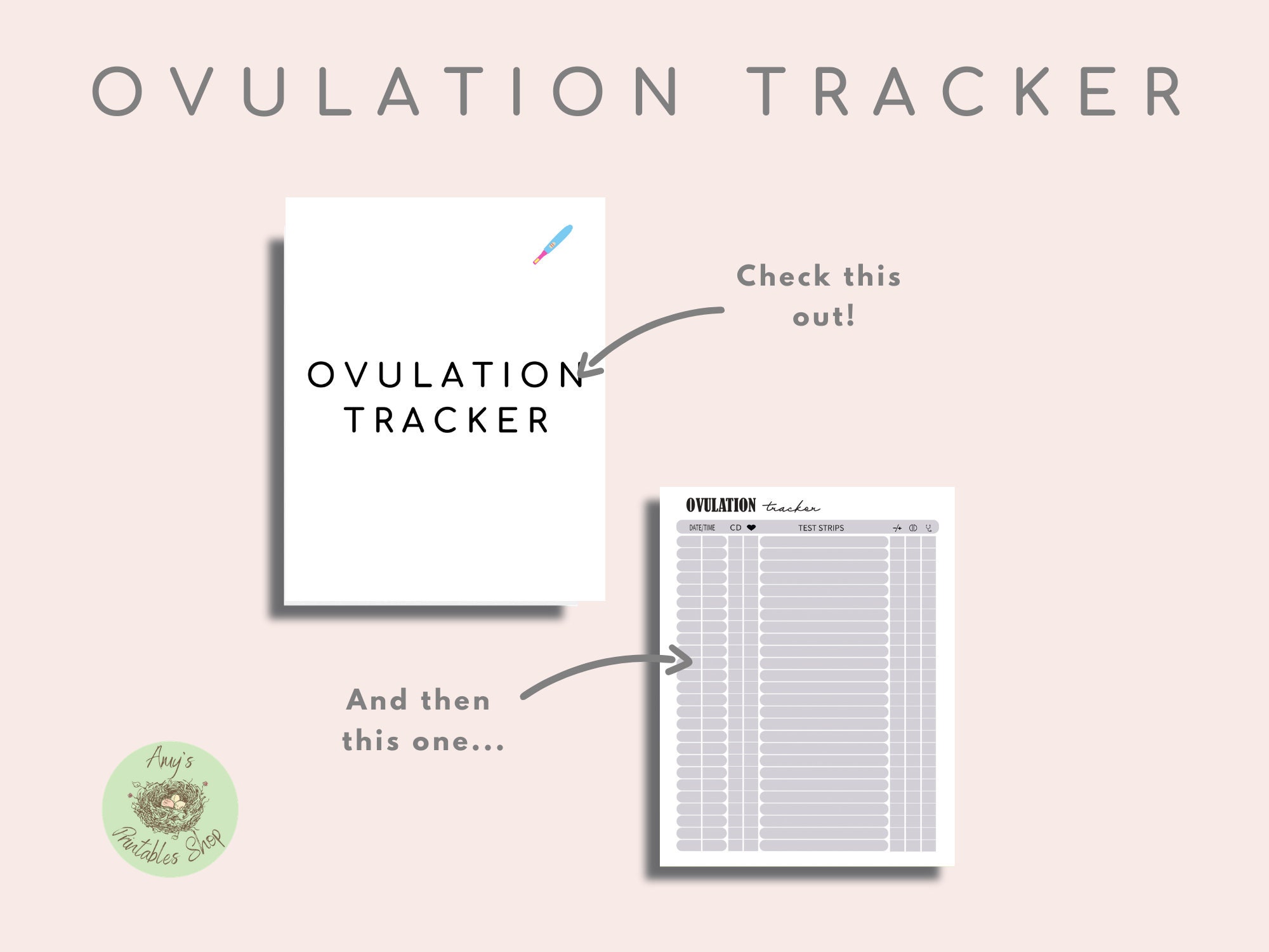 Ovulation Tracker Ovulation Test Chart Fertility Tracker - Etsy