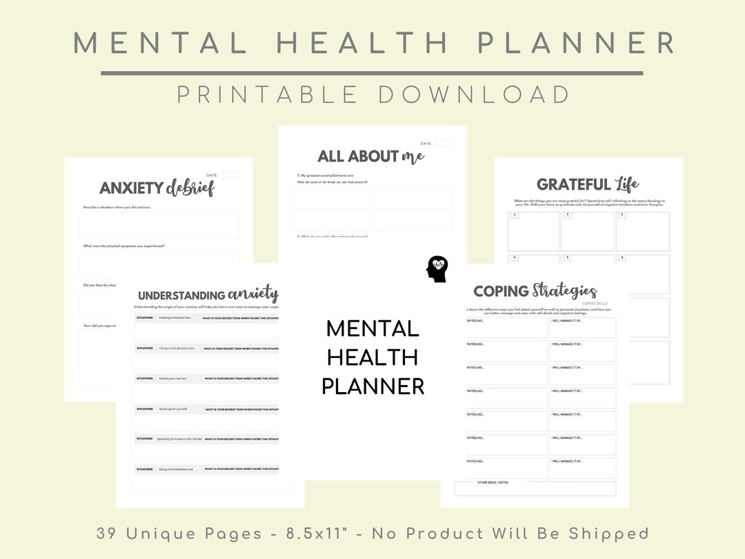 Mental Health Wellness Journal, Mental Health Day, Self Care Ideas ...