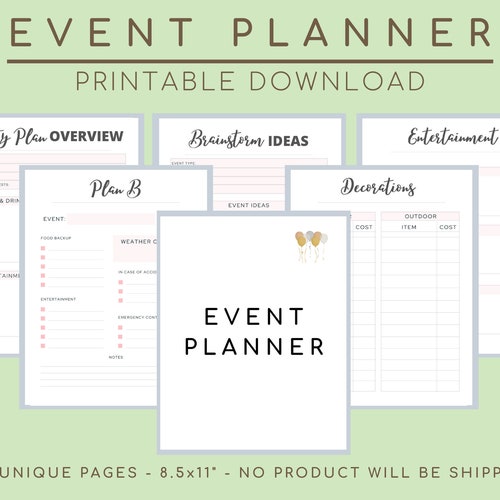 Event Planner Birthday Party Planner Event Coordinator - Etsy
