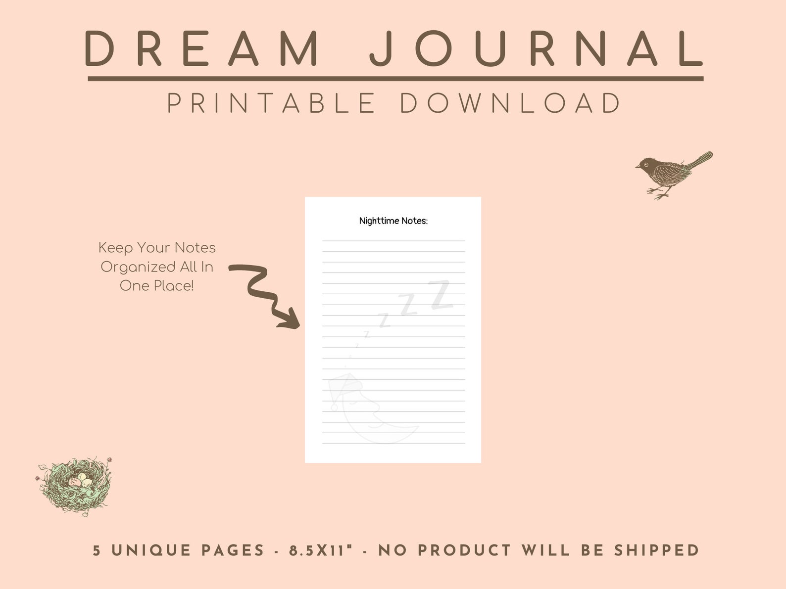 Dream Journal, Dream Interpretation, Diary, Sleep Log, Sleep Tracker ...
