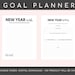 Goal Planner, Goal Setting Worksheet, Planner, Personal Tracker, New ...