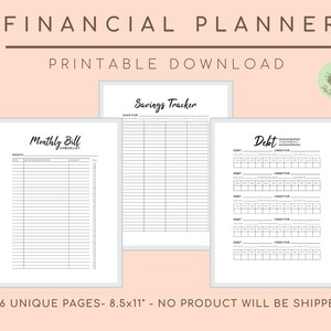 Financial Planner, Finance Digital, Budget Planner, Expense Report ...