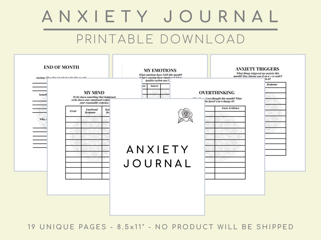 Anxiety Journal, Anxiety Disorder, Self Help Books, Self Help Journal ...