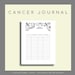 Cancer Journal, Chemotherapy Diary, Treatment, Chemo Log, Cancer ...