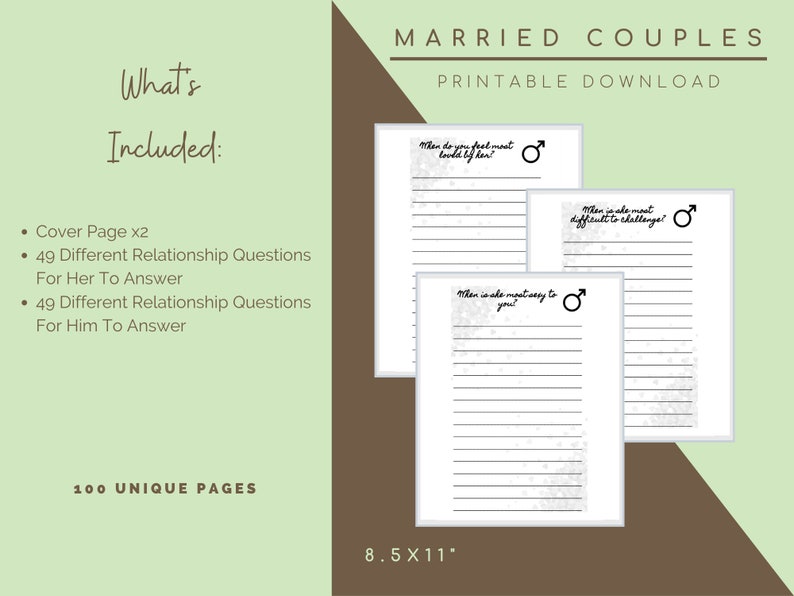 Married Couples Love Journal, Memories Book, His and Hers Love ...