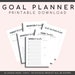 Goal Planner, Goal Setting Worksheet, Planner, Personal Tracker, New ...