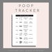 Poop Tracker, Bristol Chart, Stool Journal, Types of Poop, Bowel ...