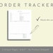Order Tracker, Order Form Template Book, Sales Journal, Tracking Status ...