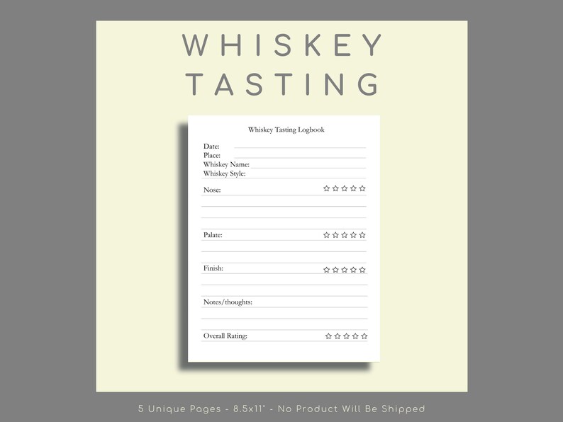 Whiskey Tasting Journal, Whiskey Neat, Scotch Bourbon Tasting, Whisky ...