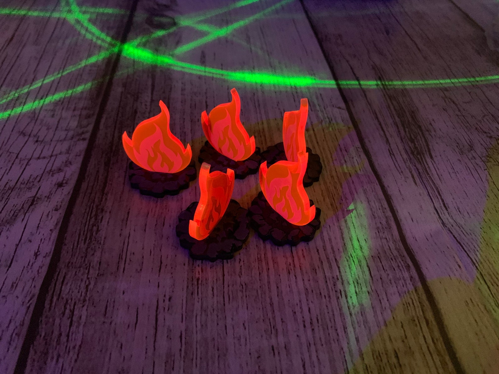 Dungeons and Dragons Campfire Tokens - Etsy