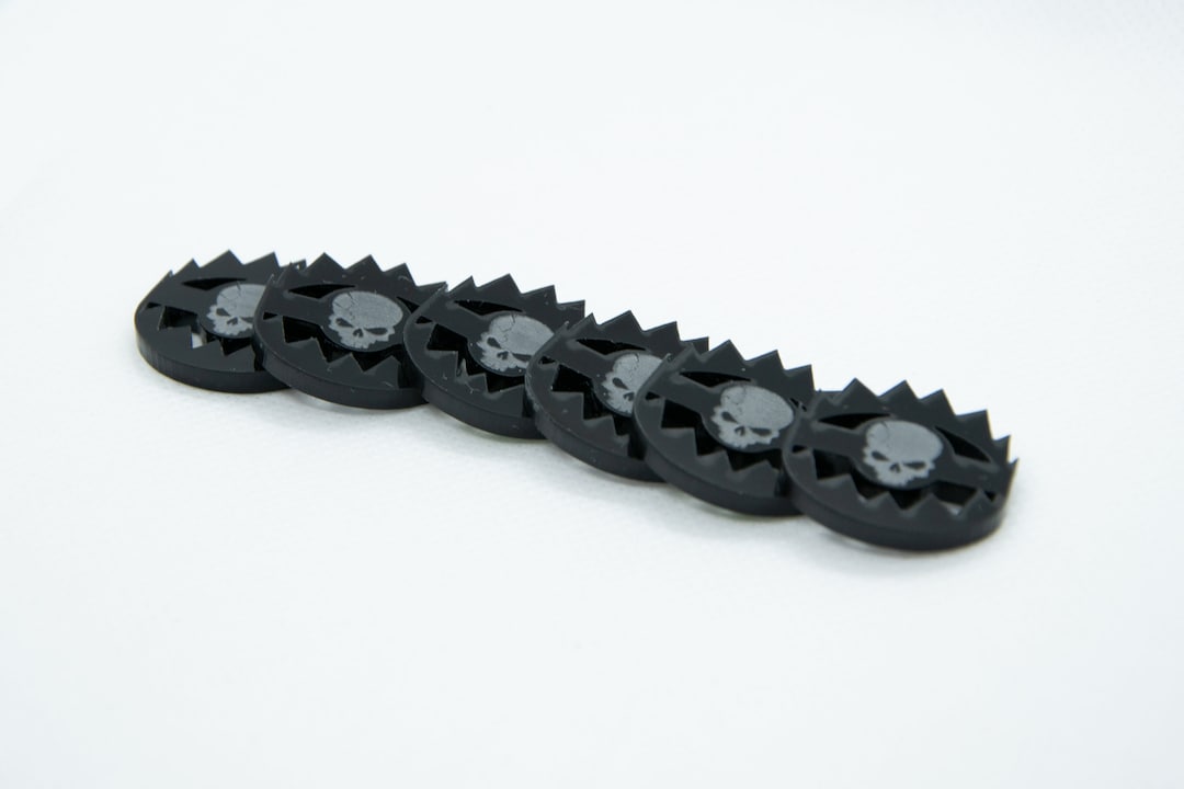 Dungeons and Dragons Trap Tokens (6pcs) - Etsy