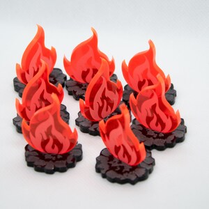 Dungeons and Dragons Campfire Tokens - Etsy