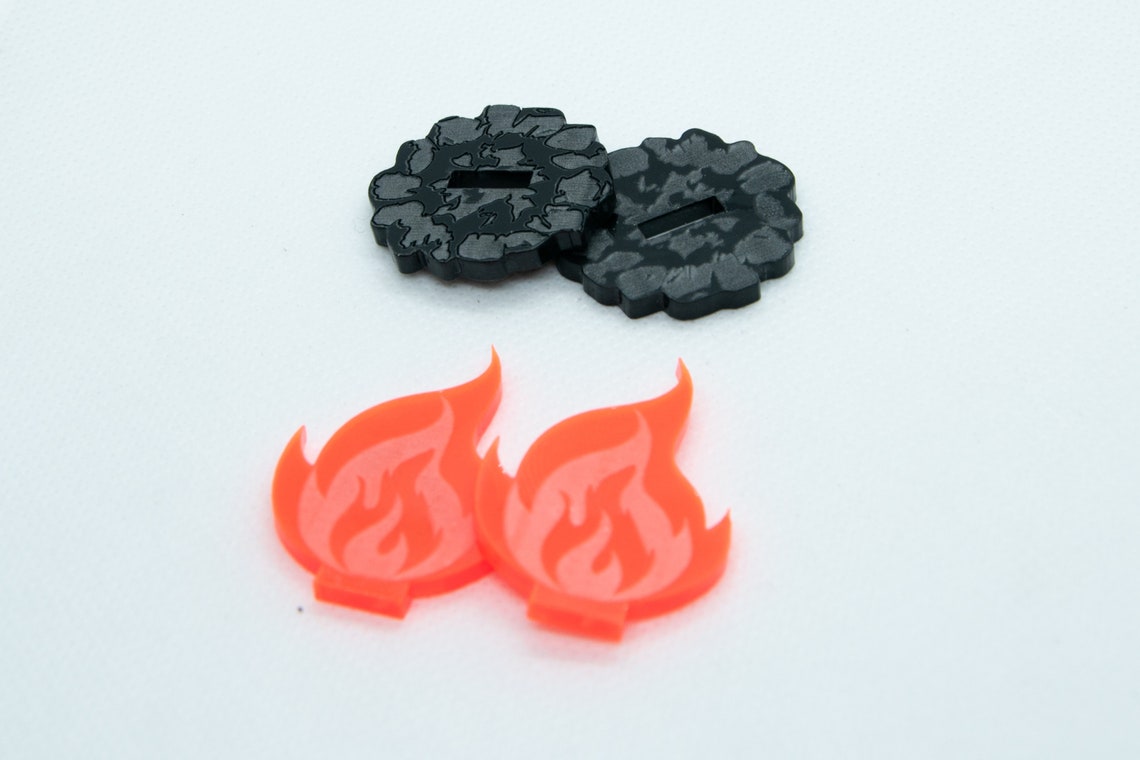Dungeons and Dragons Campfire Tokens - Etsy Australia