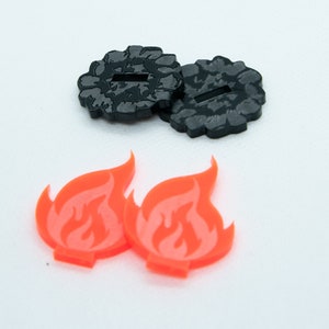 Dungeons and Dragons Campfire Tokens - Etsy