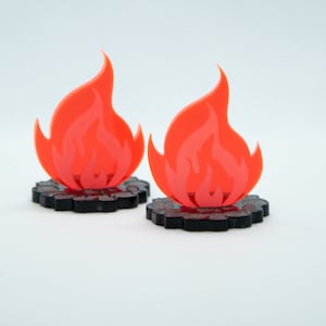 Dungeons and Dragons Campfire Tokens - Etsy