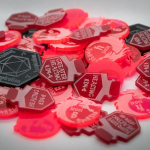 Dungeons and Dragons Campfire Tokens - Etsy UK