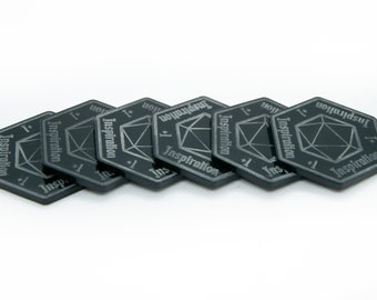 DND INSPIRATION COIN, Large Dungeons and Dragons Inspiration Edc Coin ...