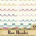 100 Bow Header Clipart, Bow Frame Clipart, 100 Header Clipart, 100 PNG ...
