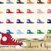 100 Chuck Allstar Sneakers Clipart, Converse Sneakers Clipart, 100 PNG ...