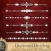 8 Diamond Dividers, Diamond String, Instant Download, Commercial Use ...