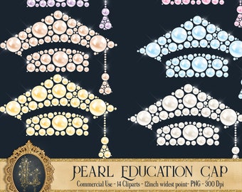 Pearl Graduation Cap - Etsy