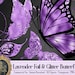 30 Lavender Purple Foil and Glitter Butterfly PNG Image - Etsy