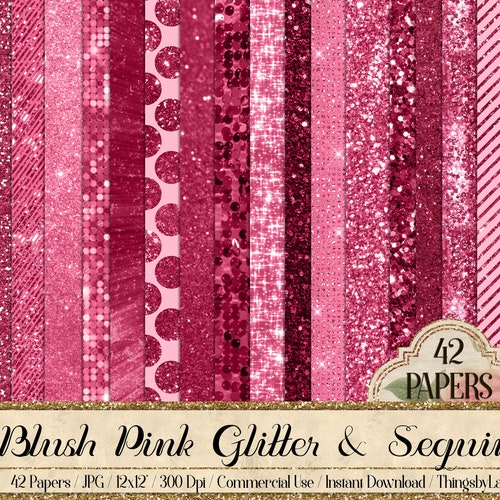42 Red Glitter Sequin Digital Papers 12x12 300 Dpi - Etsy