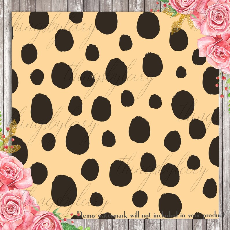 100 Seamless Cheetah Skin Print Digital Papers 12x12 300 - Etsy
