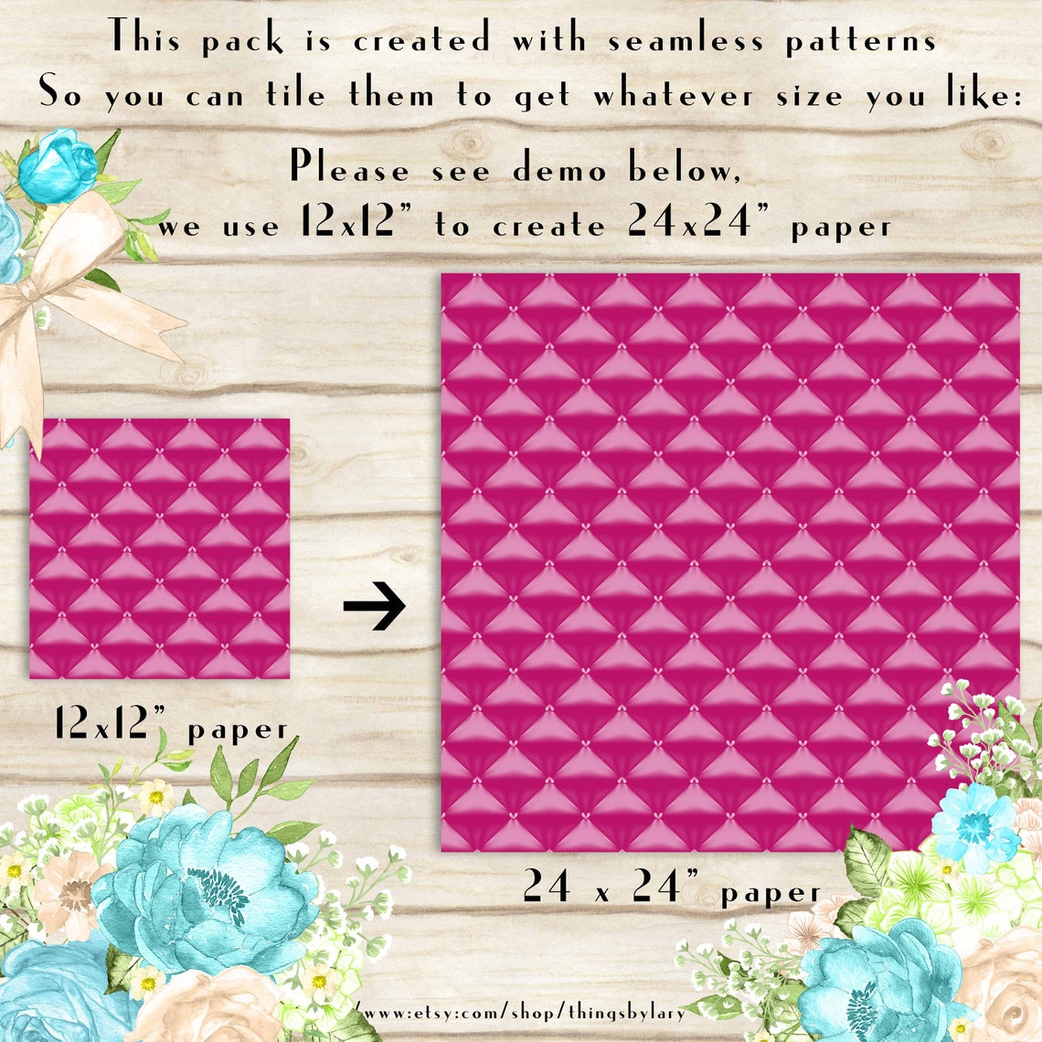 100 Seamless Leather Quilted Texture Papers in 12" X 12", 300 Dpi ...