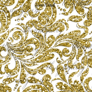 42 Various Glitter Seamless Damask Ornament Overlay Images 12in ...