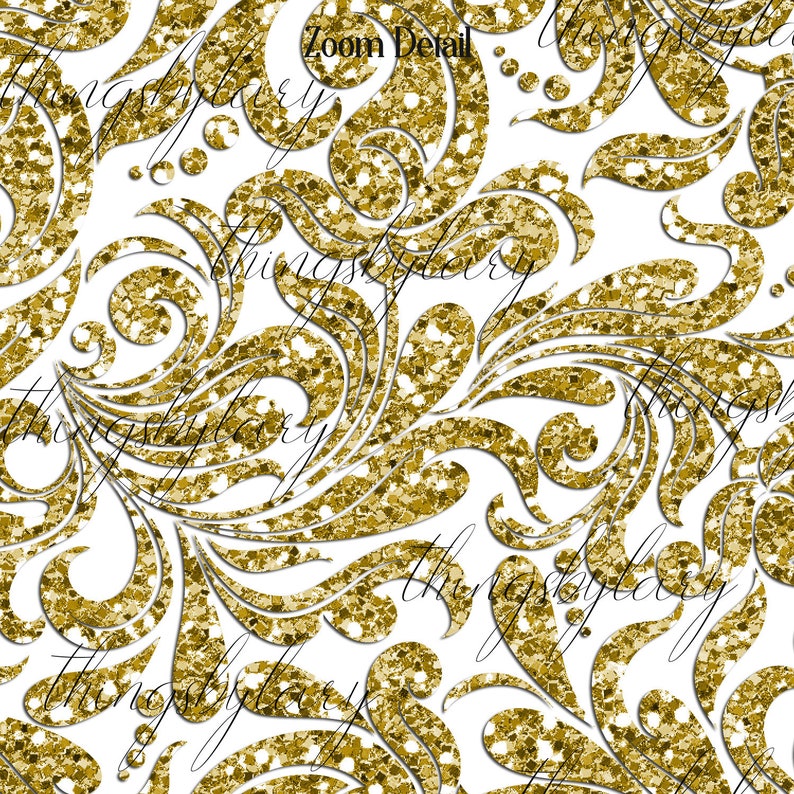 42 Various Glitter Seamless Damask Ornament Overlay Images - Etsy