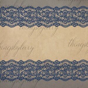 27 Navy Blue Lace Overlays Borders Frames Images PNG Transparent 300 ...
