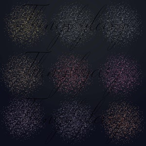 32 Glitter Particles Overlay Images 16 Colors Commercial Use Glitter ...