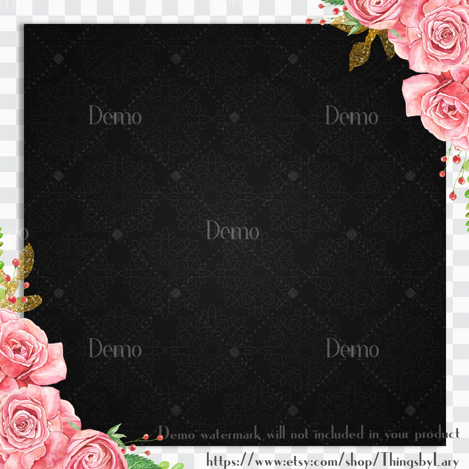 16 Black Luxury Pattern Digital Papers 12inch 300 Dpi Commercial Use ...