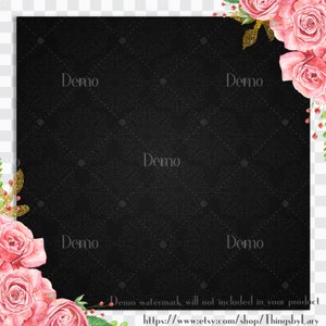 16 Black Luxury Pattern Digital Papers 12inch 300 Dpi Commercial Use ...