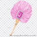 100 Watercolor Antique Handy Feather Fan Clipart, Royal Vintage Clipart ...