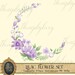 Lilac Flower Sets, Flower Frame, Flower Wreath, Flower Laurel, 300 Dpi ...