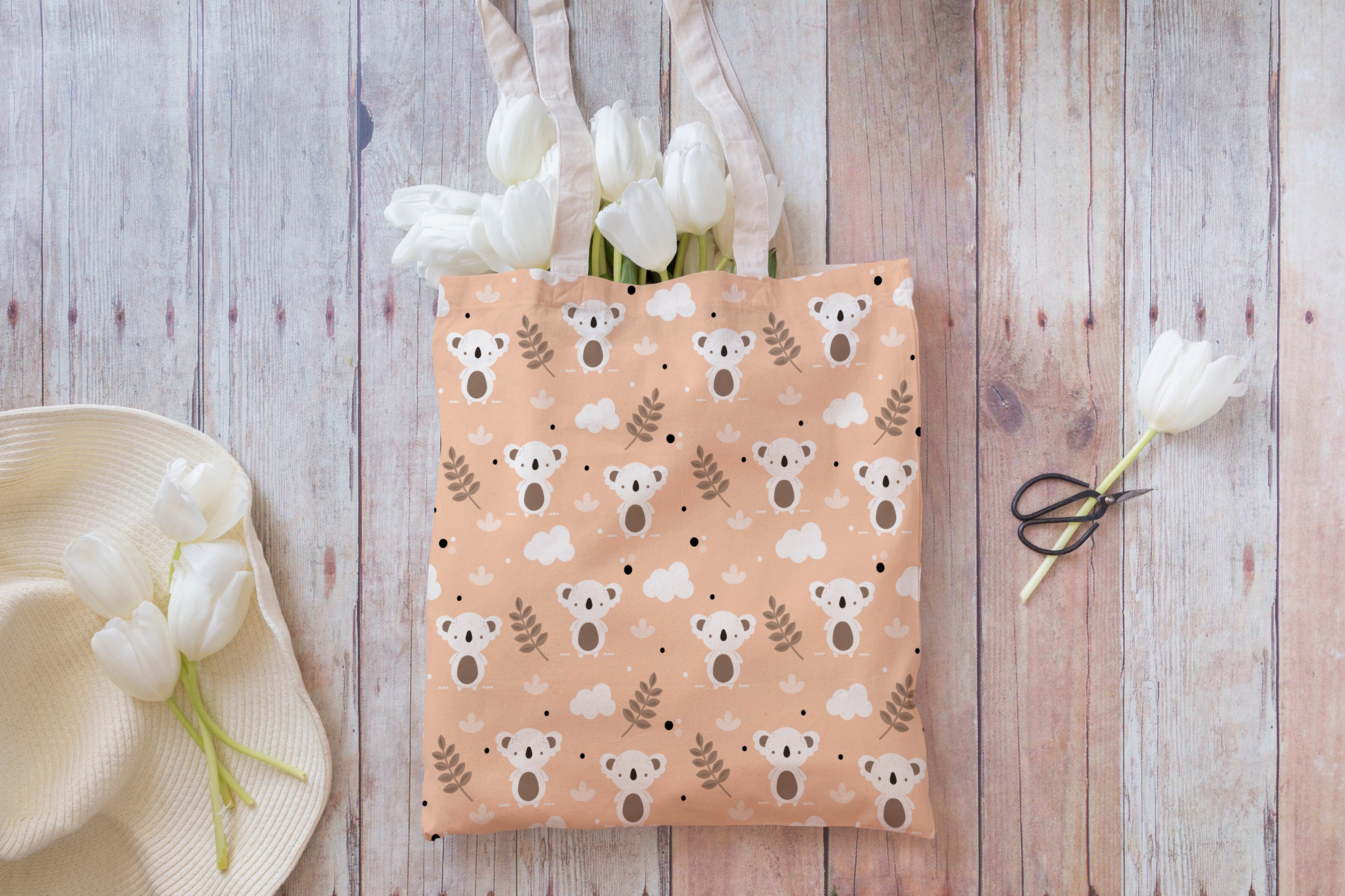 100 Seamless Cute Koalas Bear Digital Papers 12 300 Dpi - Etsy