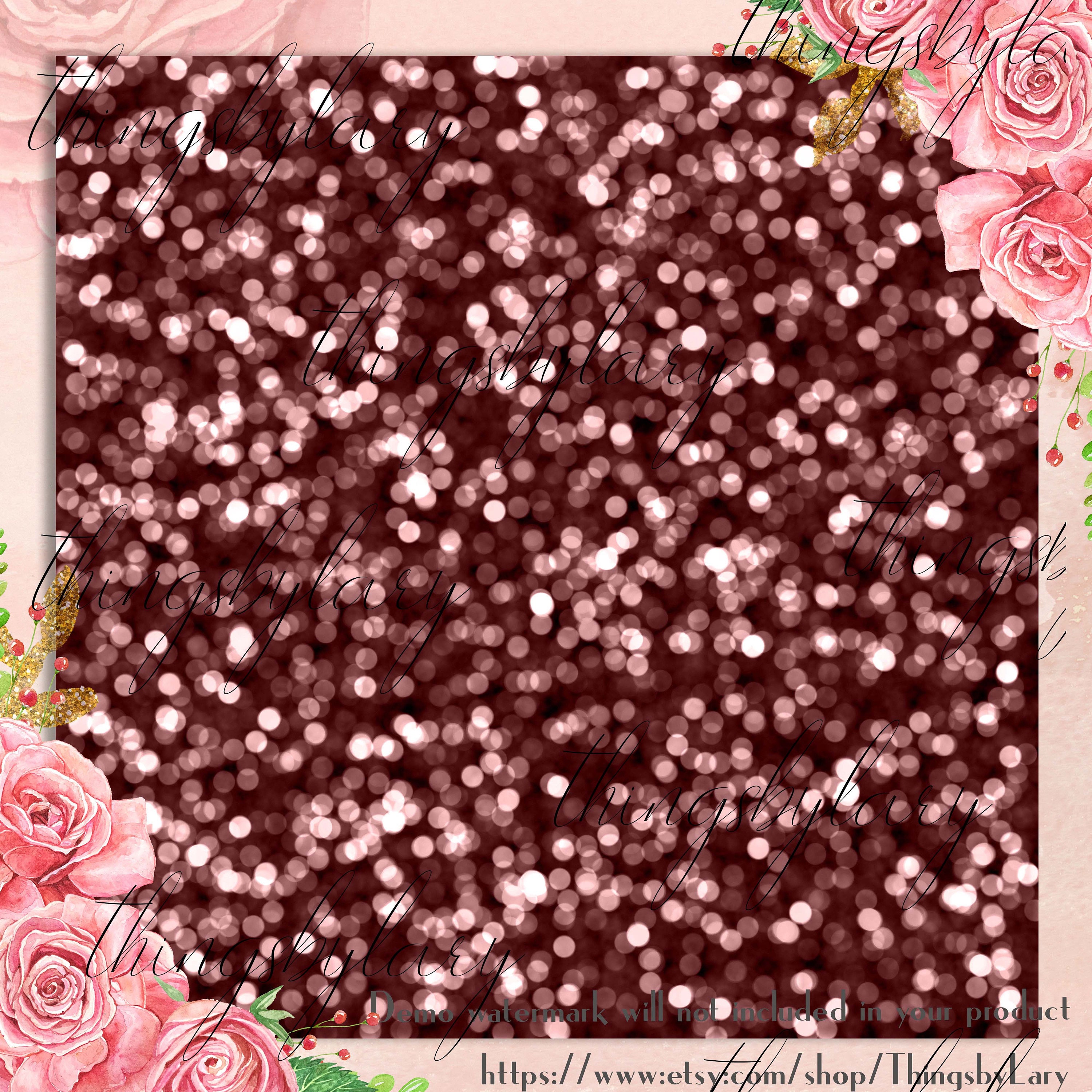 42 Rose Gold Bokeh Papers 12 Inch 300 Dpi Planner Paper - Etsy