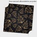 24 Black & Gold Christmas Digital Papers 12 X 12 Inch 300 Dpi Instant ...