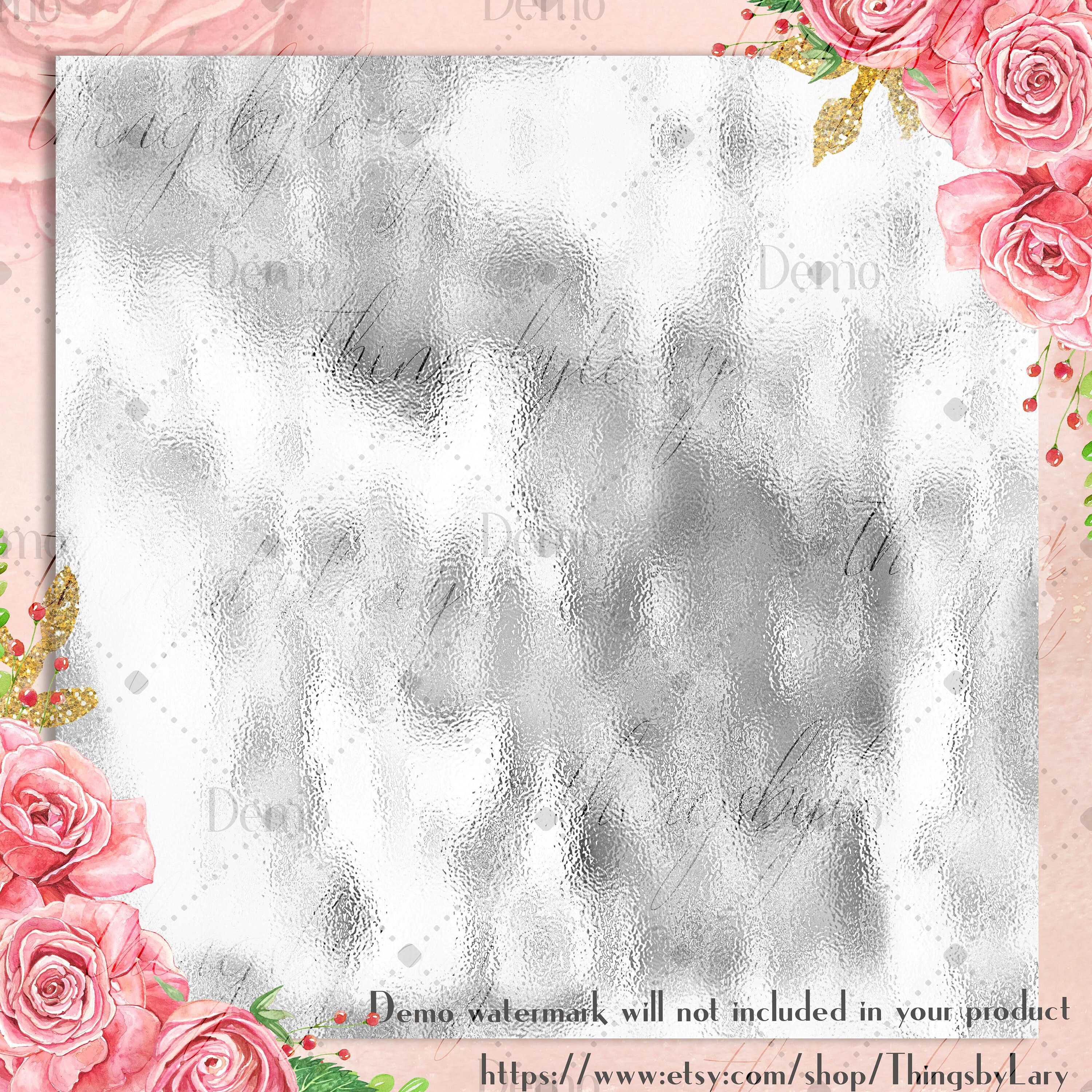 254 Seamless Metallic Foil Digital Papers 12 Inch 300 Dpi Instant ...