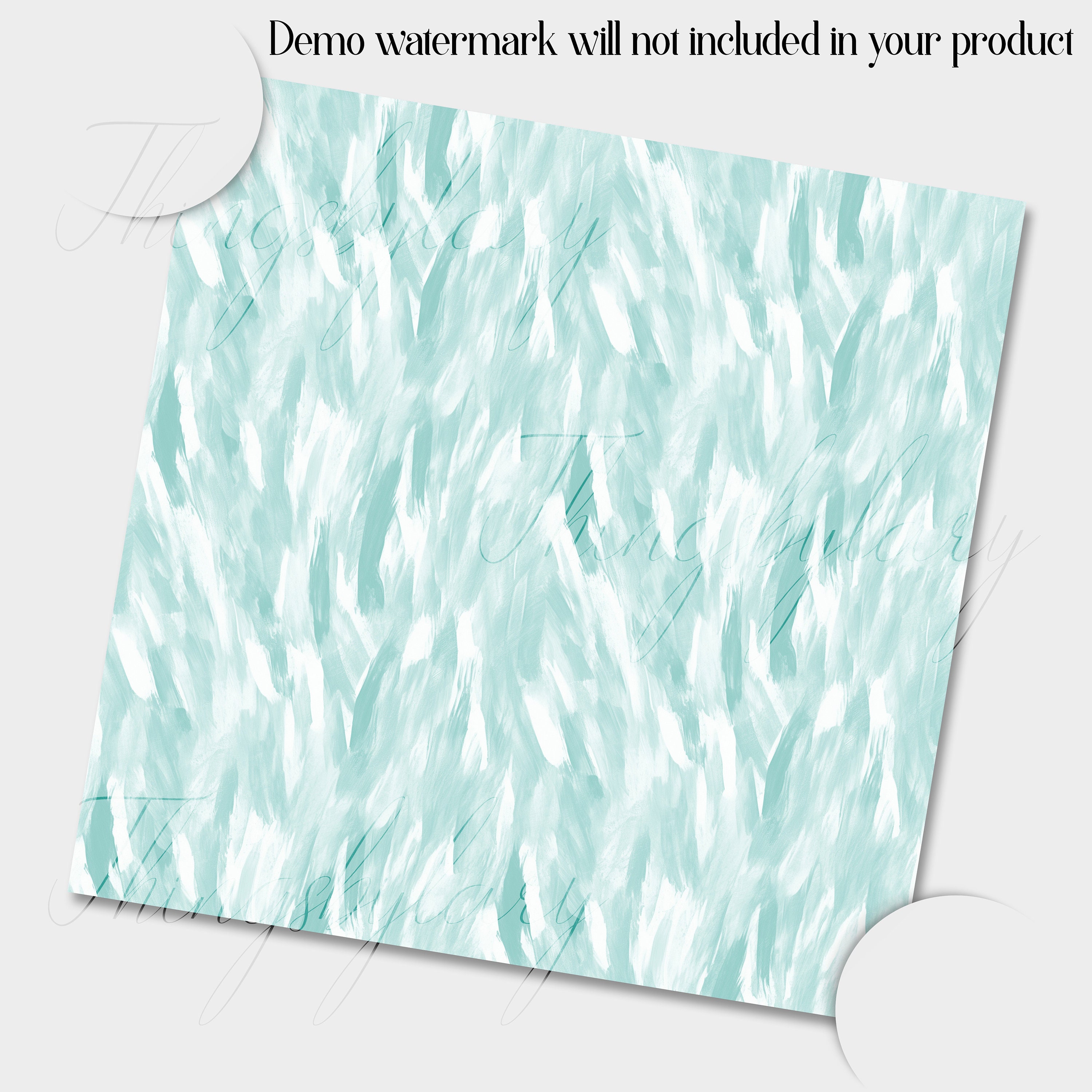 100 Seamless Watercolor Brush Stroke Digital Papers Commercial Use ...