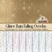 16 Seamless Glitter Tinsel Rain Drop Curtain Overlay Images 16 Colors ...