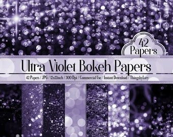 42 Gold Bokeh Papers 12 Inch 300 Dpi Planner Paper | Etsy