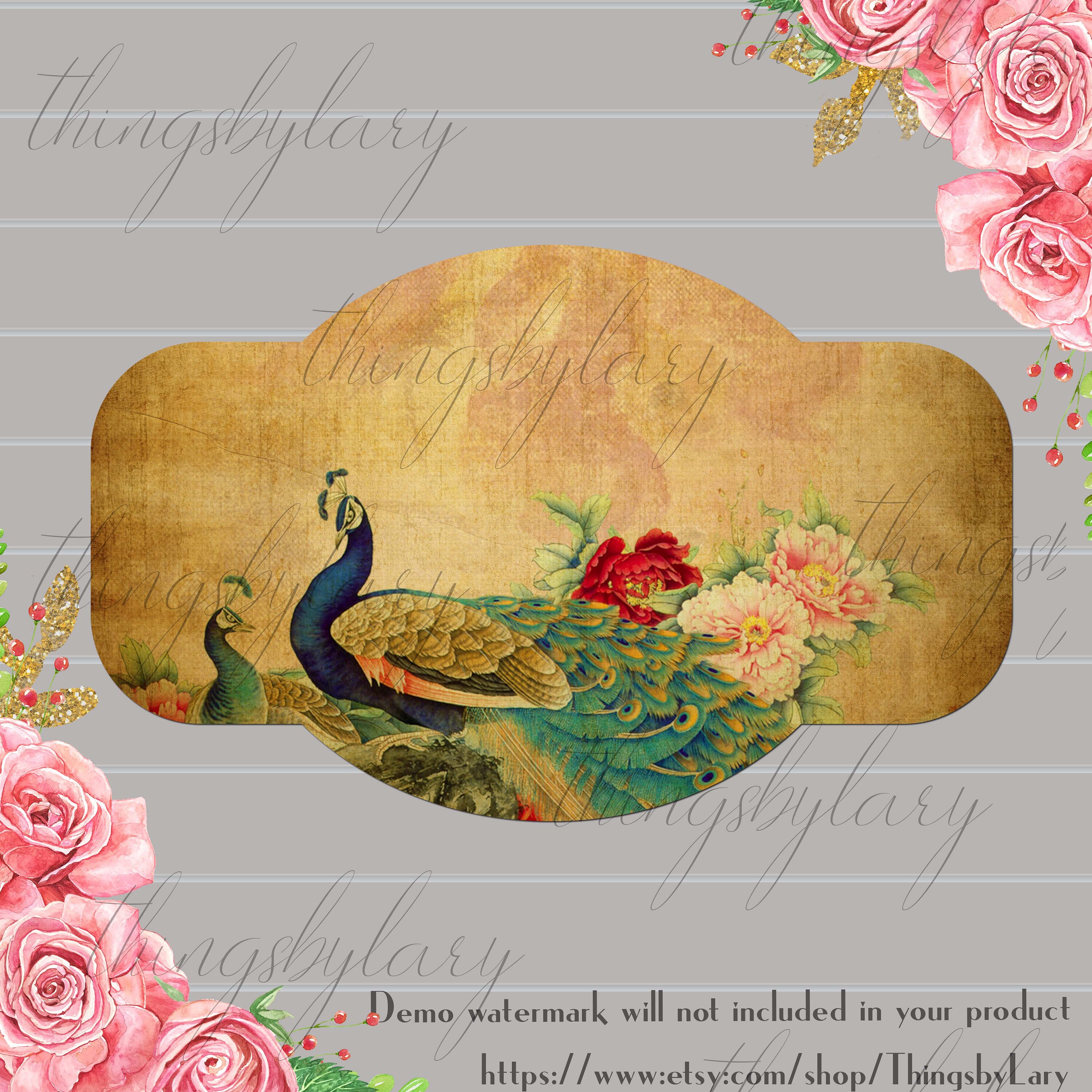 72 Antique Shabby Chic Label Frames Images 300 Dpi PNG Instant Download ...