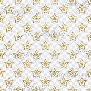12 Gold Glitter Star Overlay Images, Transparent PNG 300 Dpi 12inch ...