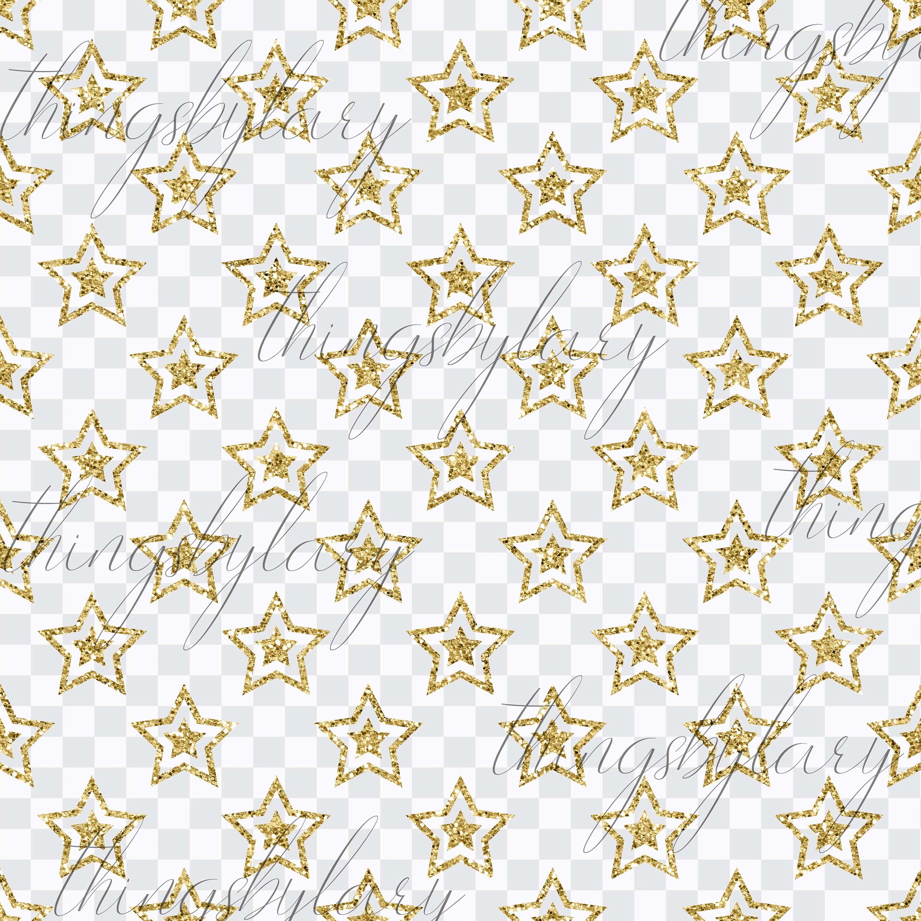 12 Gold Glitter Star Overlay Images Transparent PNG 300 Dpi - Etsy